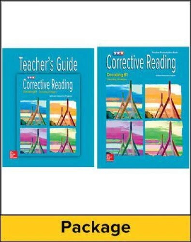 CORRECTIVE READING DECODING Level B1, Teacher Materials Package ...