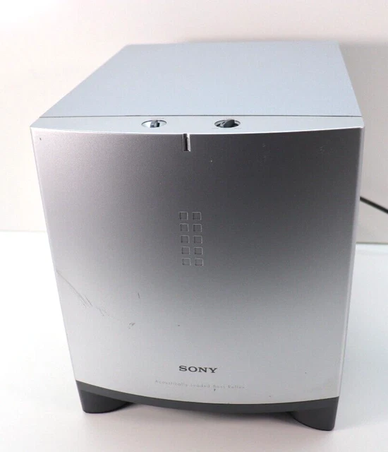 SONY SA-WMS215 ACTIVE Subwoofer in silver 50 watts £59.95 - PicClick UK