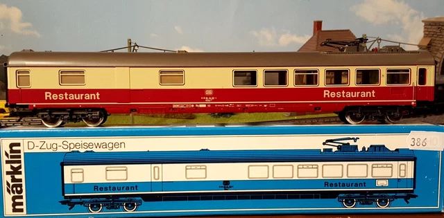 386 MÄRKLIN 4294 TEE-Speisewagen mit Einholm-Stromabnehmer IC 4085 4086 ...