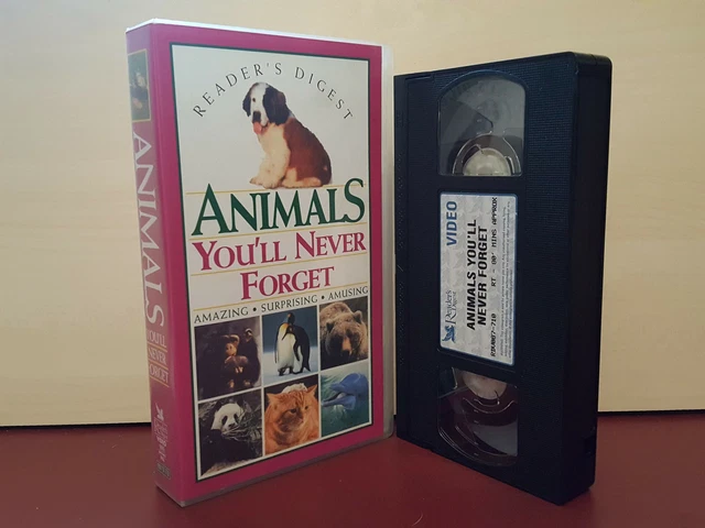 ANIMALS YOU'LL NEVER Forget - PAL VHS Video Tape (H177) EUR 4,27 ...