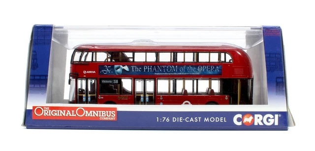 CORGI 1:76 SCALE Om46608 New Bus For London 38 Victoria The Phantom Of ...