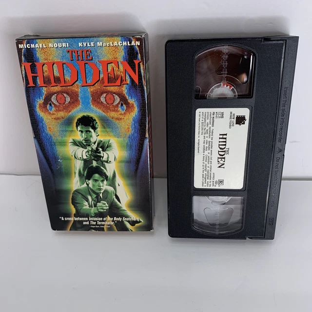 THE HIDDEN VHS Rare Alternate Cover Box Cult Sci Fi Horror Movie Kyle ...