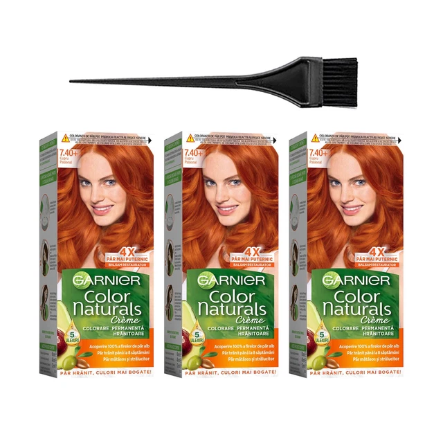 GARNIER COLOR NATURALS 7.40 Passionate Copper Red Coloration permanente ...