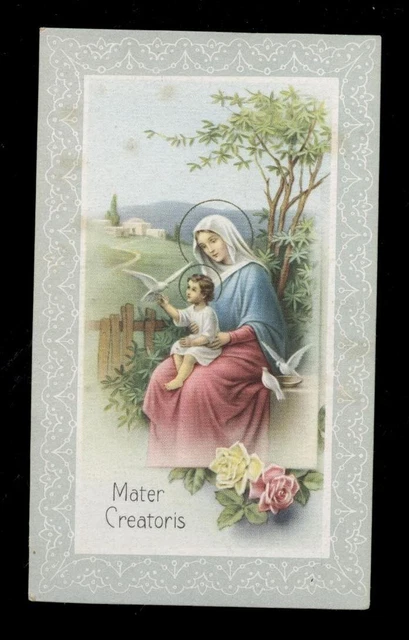 SANTINO-HOLY CARD&&EDIZ. GN serie L n.1541 MATER CREATORIS EUR 3,00 ...