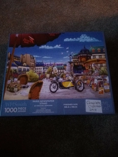 WH SMITH, 1000 PIECE JIGSAW PUZZLE Paris newspaper stand £7.00 - PicClick UK