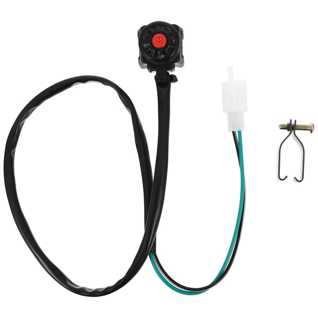 PUSH BUTTON SWITCH Push Button Starter Motorcycle Engine Stop Start ...