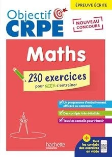 OBJECTIF CRPE 2025 Mathématiques- 230 exercices pou... | Buch | Zustand sehr gut EUR 8,44 ...