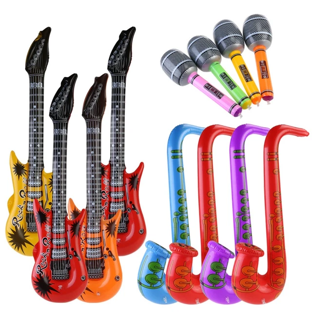 PVC INFLATABLE PROP Music Part Microphone Toys Instruments Props $40.91 ...