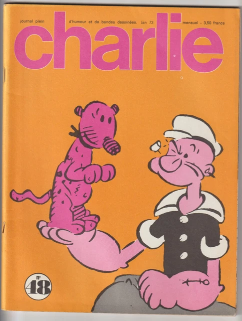 RARE CHARLIE (MENSUEL) n°48 - 1ère série - Editions du Square janvier 1973 EUR 4,00 - PicClick FR