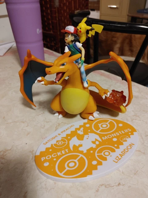 MEGAHOUSE G.E.M. SERIES Pokemon Ash Ketchum Pikachu Charizard PVC ...