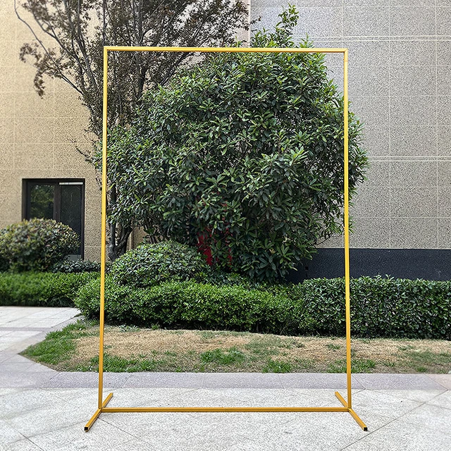 FREE STANDING HEAVY Duty Wedding Arch Frame Backdrop Stand Iron Racks ...