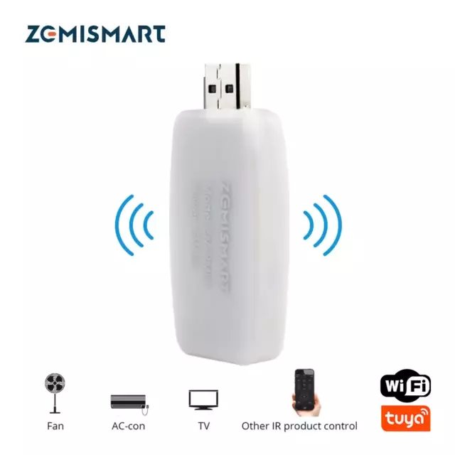 RF IR TO Wifi USB Dongle Work with Tuya Remote Control TV SMART HOME ...
