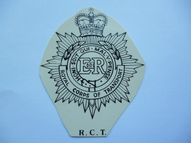 ORIGINAL 1960S BRITISH ARMY ROYAL CORPS OF TRANSPORT WATERSLIDE ...