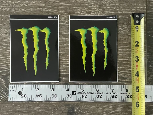 MONSTER ENERGY &M& Logo Stickers Decals -- 2 for $4.50 $6.06 - PicClick CA