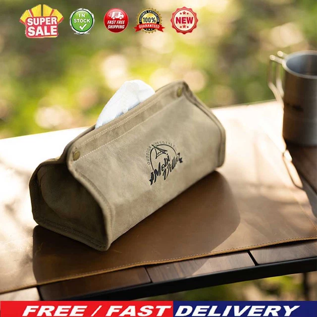 DINING TABLE PAPER Box Portable Tissue Container Supplies for Hiking ...