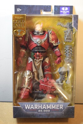 MCFARLANE CHAOS SPACE Marine Word Bearer GOLD LABEL WARHAMMER 40K ...