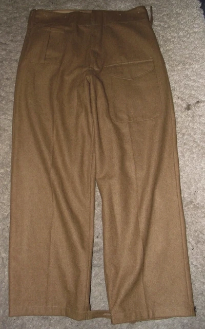 BRITISH ARMY PATTERN 37 Trousers - WW2 Repro Battle size 38 -40 £59.99 ...