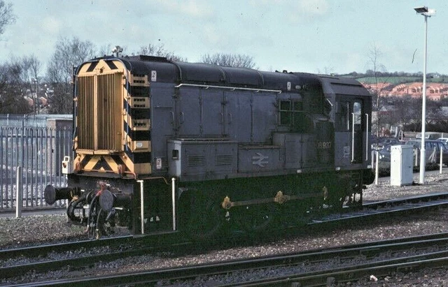 35MM SLIDE BR British Railways Diesel Loco Class 08 08937 at Exeter ...