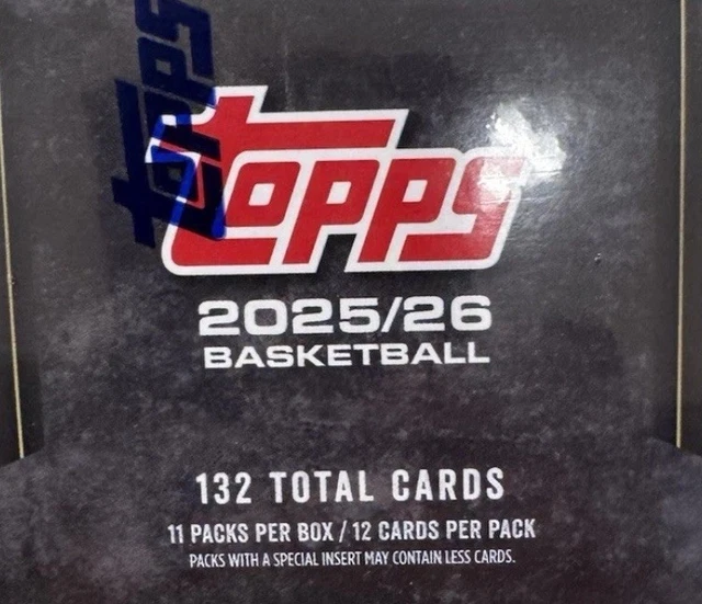 2025-26 TOPPS BASKETBALL BLACK FRIDAY TARGET Exclusive NBA BLASTER BOX ...
