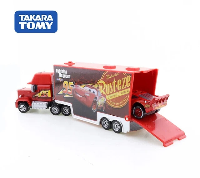 DISNEY PIXAR CARS Tall MACK TRUCK ORIGINAL RUSTEZE Diecast Cars Takara ...