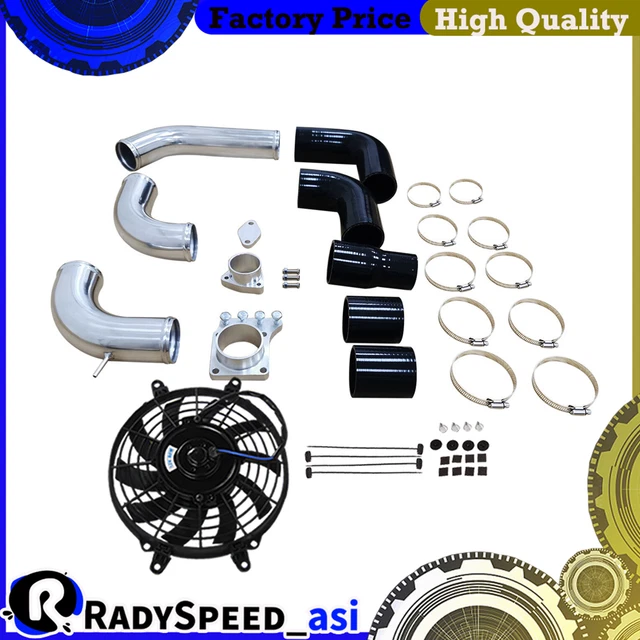 INTERCOOLER PIPE+9& FAN Kit For Nissan Patrol GU TDi TD42 4.2L 2003 ...