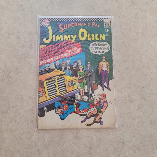 VINTAGE DC COMICS Superman's Pal Jimmy Olsen Comic July 1966 Issue #94 ...