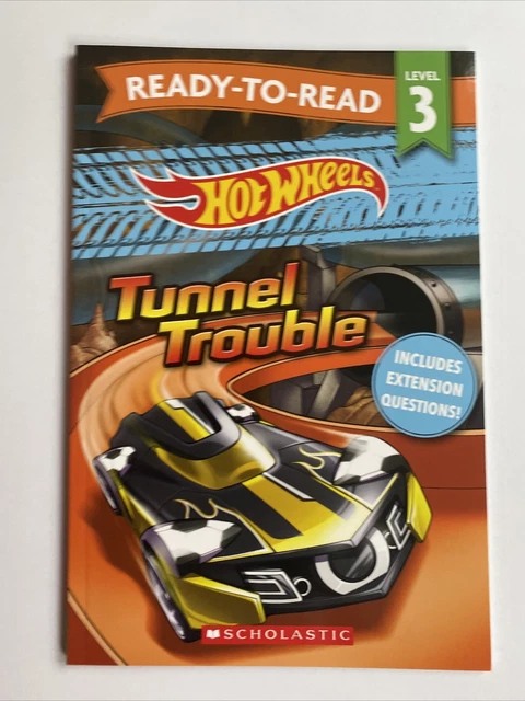 * HOT WHEELS TUNNEL TROUBLE Ready to Read Level 3 Reader Paperback Book 2021 NEW $11.00 ...