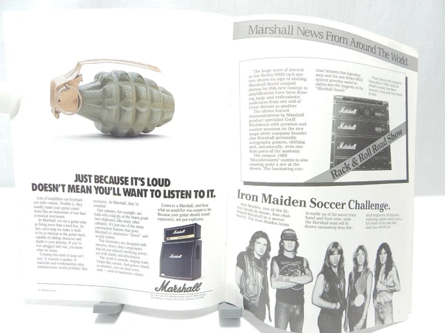 1989 MARSHALL LAW Magazine V7 Numbr 1 Jake E Lee JCM900 Vinnie Zummo ...