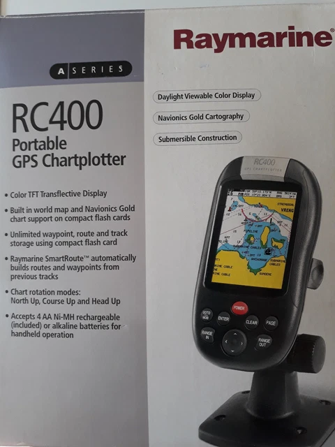 RAYMARINE RC400 CHART Plotter, GPS, + all original accessories £87.77 ...