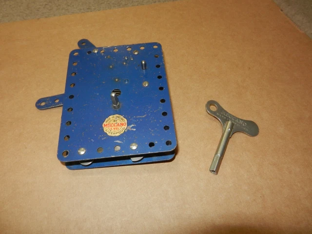 MECCANO WIND UP Motor w/Original Key, Original Blue Paint, Original $18 ...