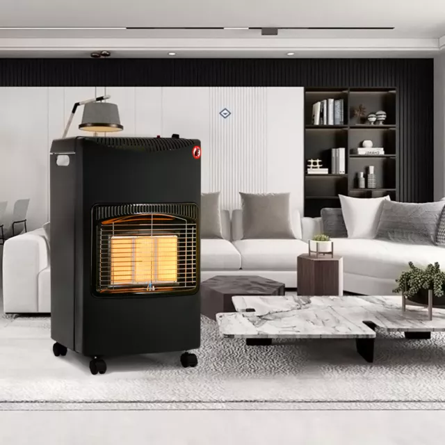 PORTABLE FIRE CALOR Gas Heater Lpg Cabinet Butane Regulator Hose ...