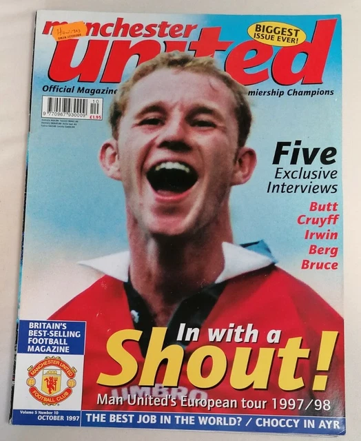 MAGAZINE - THE Official Manchester United Magazine Vol 5 No. 10 October ...