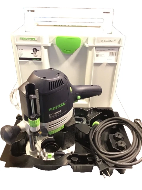 FESTOOL OF 1400 EQ F Plus Plunge Router Kit With Systainer Hard Case ...