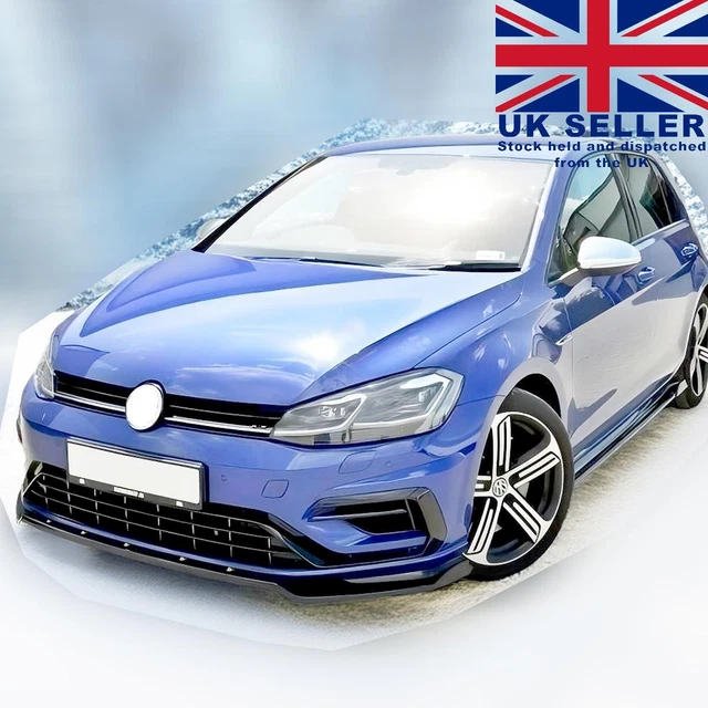FOR VW GOLF Mk7 Mk7.5 R R-Line Front Splitter Spoiler Lip 2013-2020 ...