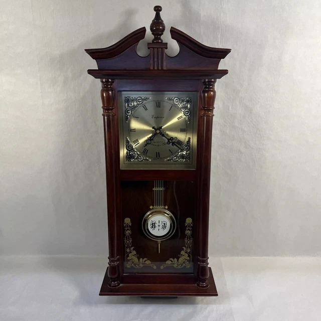 PENDULUM WALL CLOCK Emperor Westminster Chime £99.41 - PicClick UK
