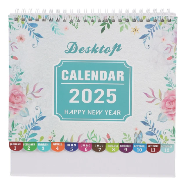 ACADEMIC YEAR 2025 Standing Flip Desk Calendar 2025 Desk Calendar ...