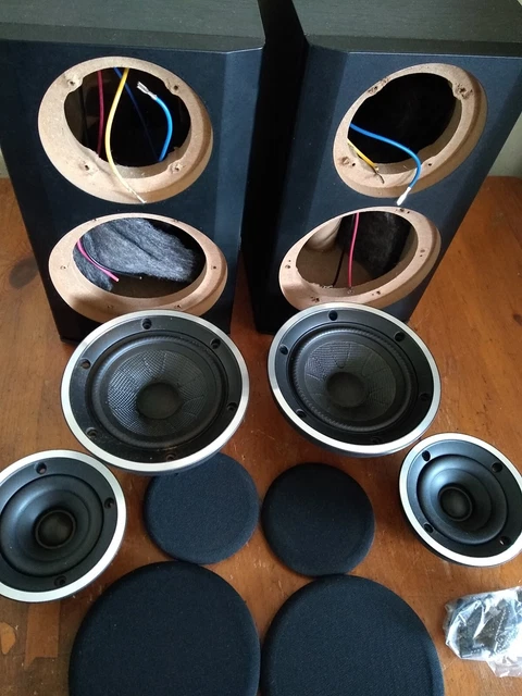 WHARFEDALE DIAMOND 121 Speaker Parts Tweeter Crossover Cabinets MULTI ...