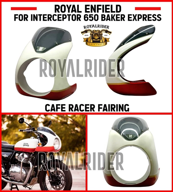 CONVIENT AU CARÉNAGE Royal Enfield Interceptor 650 Baker Express CAFE ...
