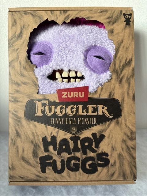 FUGGLER HAIRY FUGGS Squidge Purple Funny Ugly Monster Collectible ...