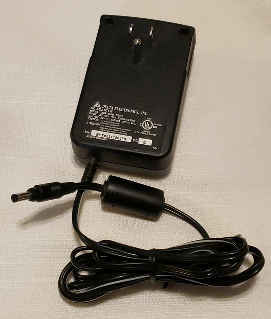 GENUINE DELTA ELECTRONICS AC Adapter Model: ADP-36XB Output: 24V ...