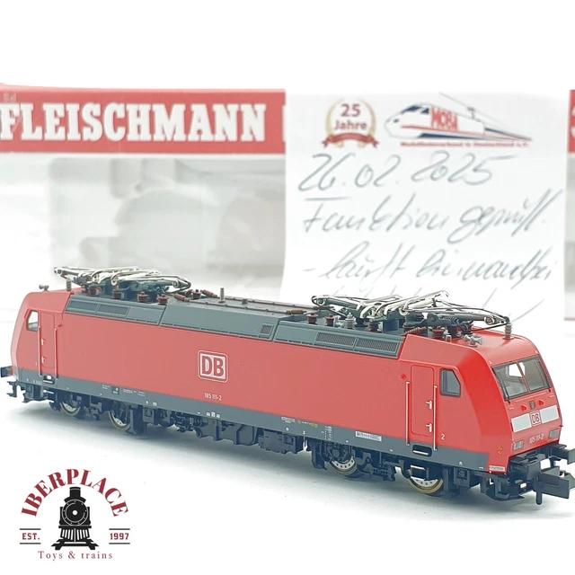 1:160 FLEISCHMANN 7385 Elektrolok lokomotive BR 185 111-2 DB Cargo Rot N Spur EUR 1,00 - PicClick DE