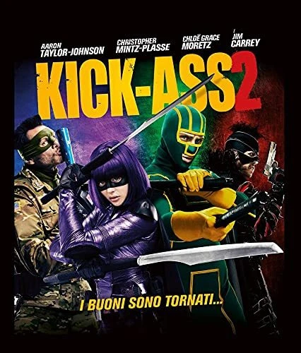 KICK ASS 2 (Blu-ray) Taylor-Johnson Mintz-Plasse Moretz Carrey ...