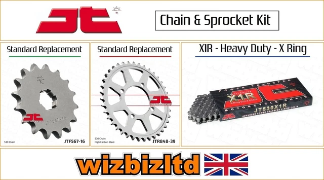 YAMAHA RD350 LC 1980-1982 [Motorcycle JT Black X1R Chain and Sprocket ...