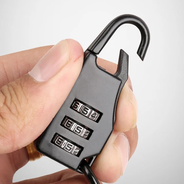 MOTORCYCLE HELMET LOCK with Easy Carry Design and Combination Security ...