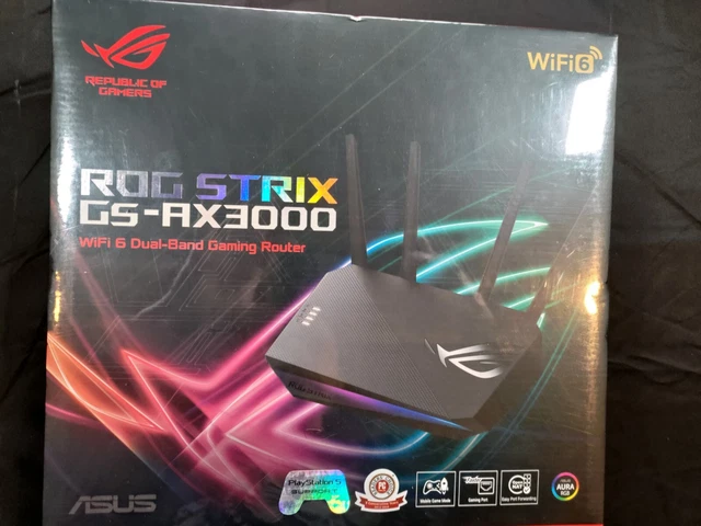 ASUS ROG STRIX GS-AX3000 Dual-Band Wireless Gaming Router - Black EUR ...