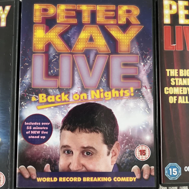 PETER KAY LIVE Collection DVDs Stand Up Ukay Comedy Stand Up £3.31 ...