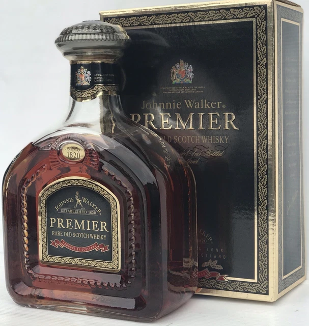 JOHNNIE WALKER PREMIER Vintage 1980's First Release Label 750Ml 43% Boxed-Rare! $949.00 ...