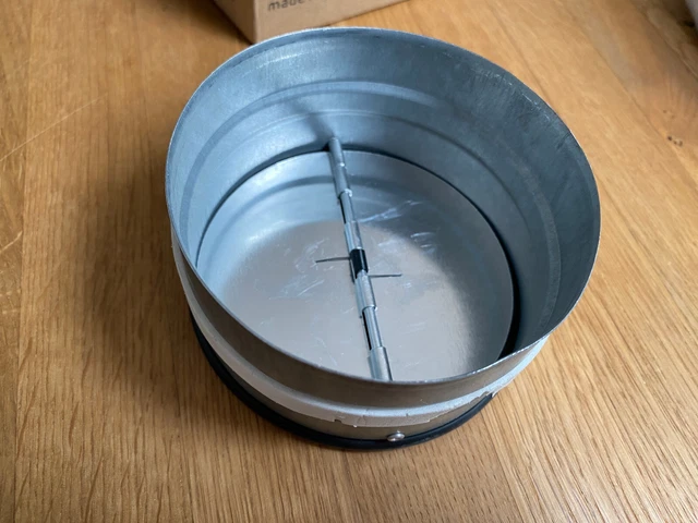 NEVEREST RKI RÜCKSTAUKLAPPE 100 mm Einschub Rückschlagklappe Verzinkter Stahl EUR 11,00 ...