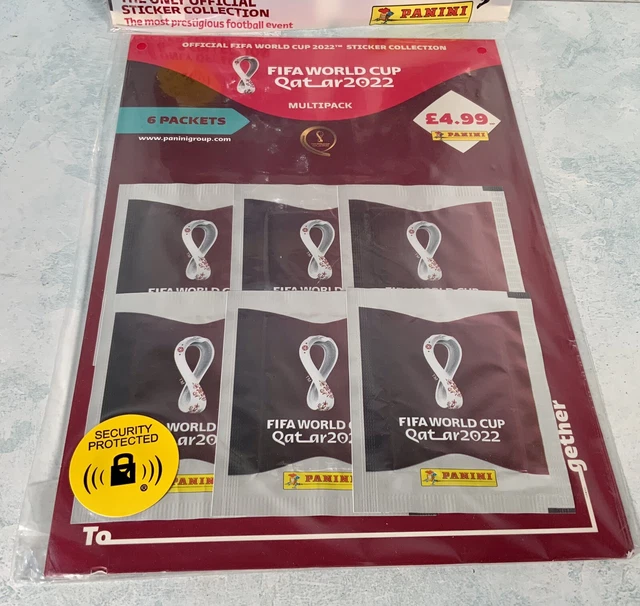 PANINI FIFA WORLD Cup Qatar 2022 Official Starter Pack Album + 6 Pack ...