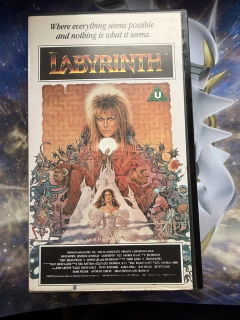 LABYRINTH DAVID BOWIE Channel 5 VHS Video 1986 £8.66 - PicClick UK